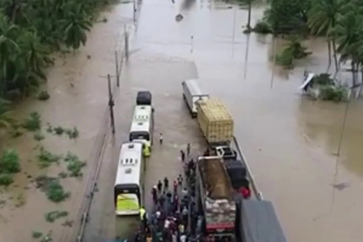 Heavy rainfall triggers floods, landslides across Davao region | ABS-CBN News
