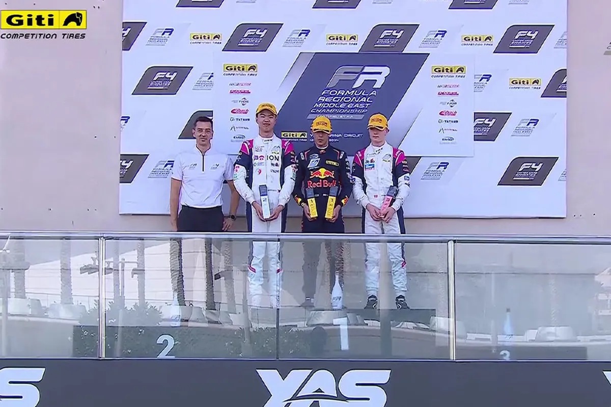 Zach David makes debut podium in FR Middle East | ABS-CBN Sports