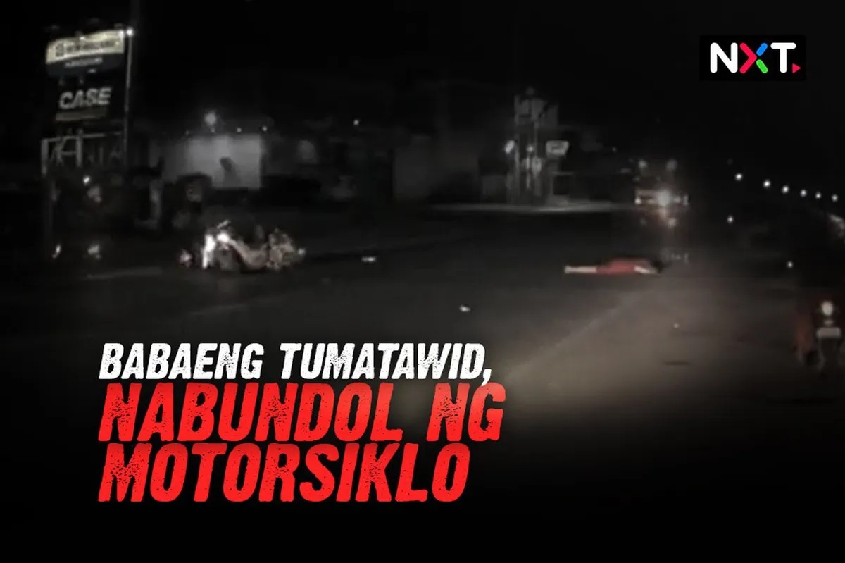 Babaeng tumatawid, nabundol ng motorsiklo | ABS-CBN News