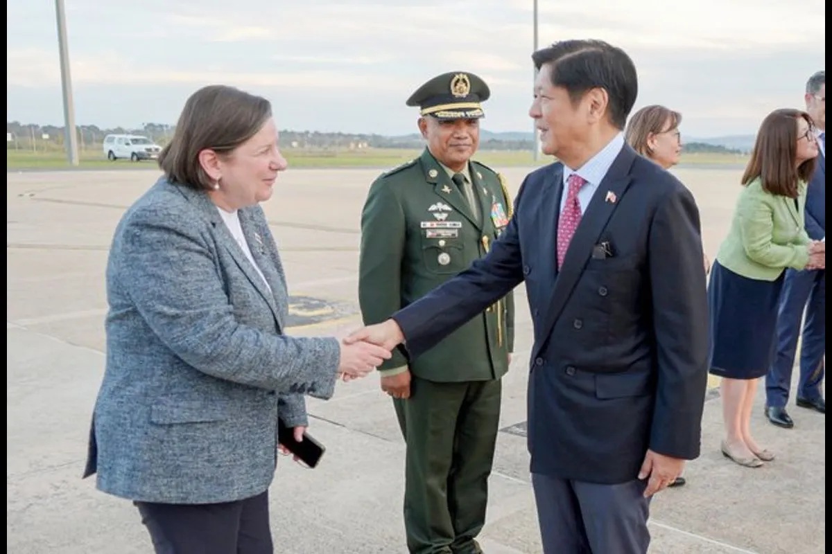Marcos arrives in Canberra for 2-day state visit | ABS-CBN News