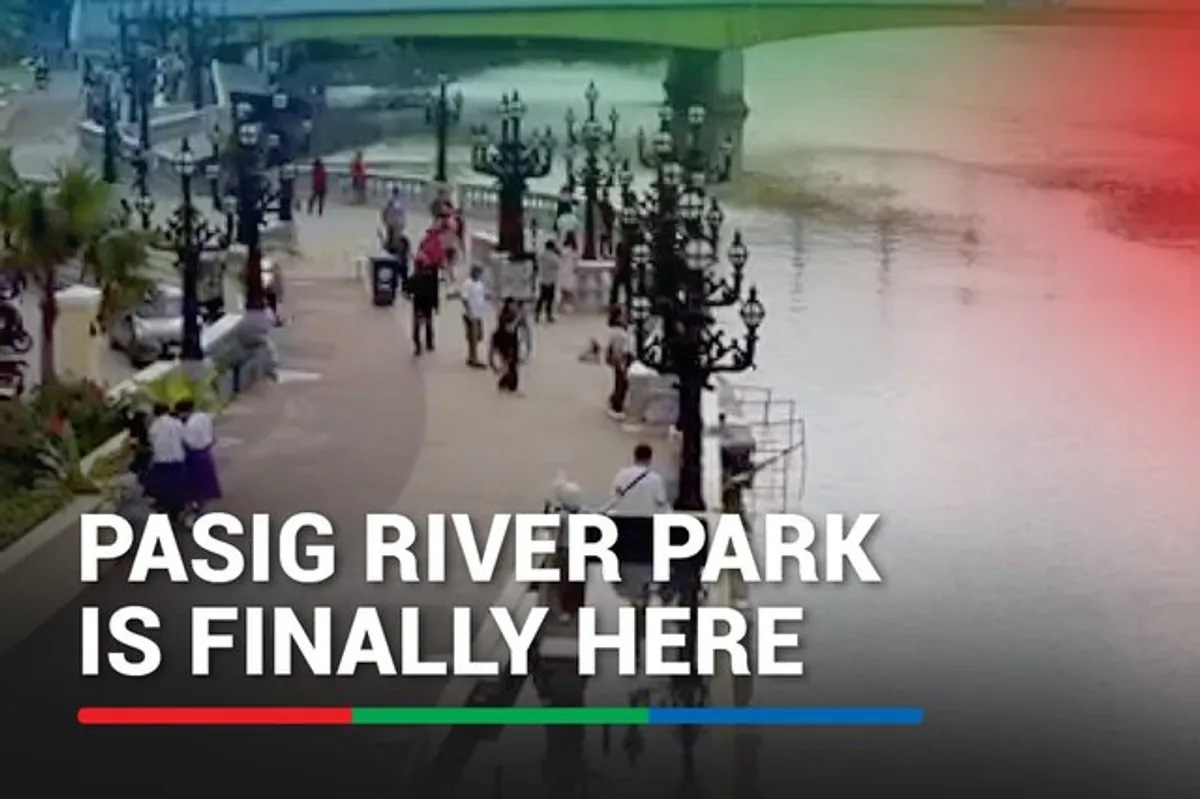 DRONE FOOTAGE: Pasig River esplanade | ABS-CBN News