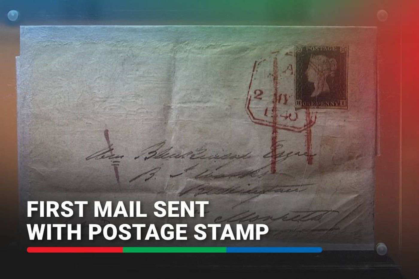First piece of mail sent with postage stamp could fetch up to $2.5M at ...