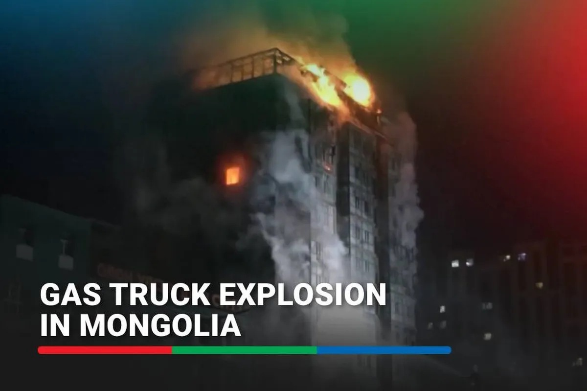 Firefighters battle structural blaze after gas truck explosion in ...