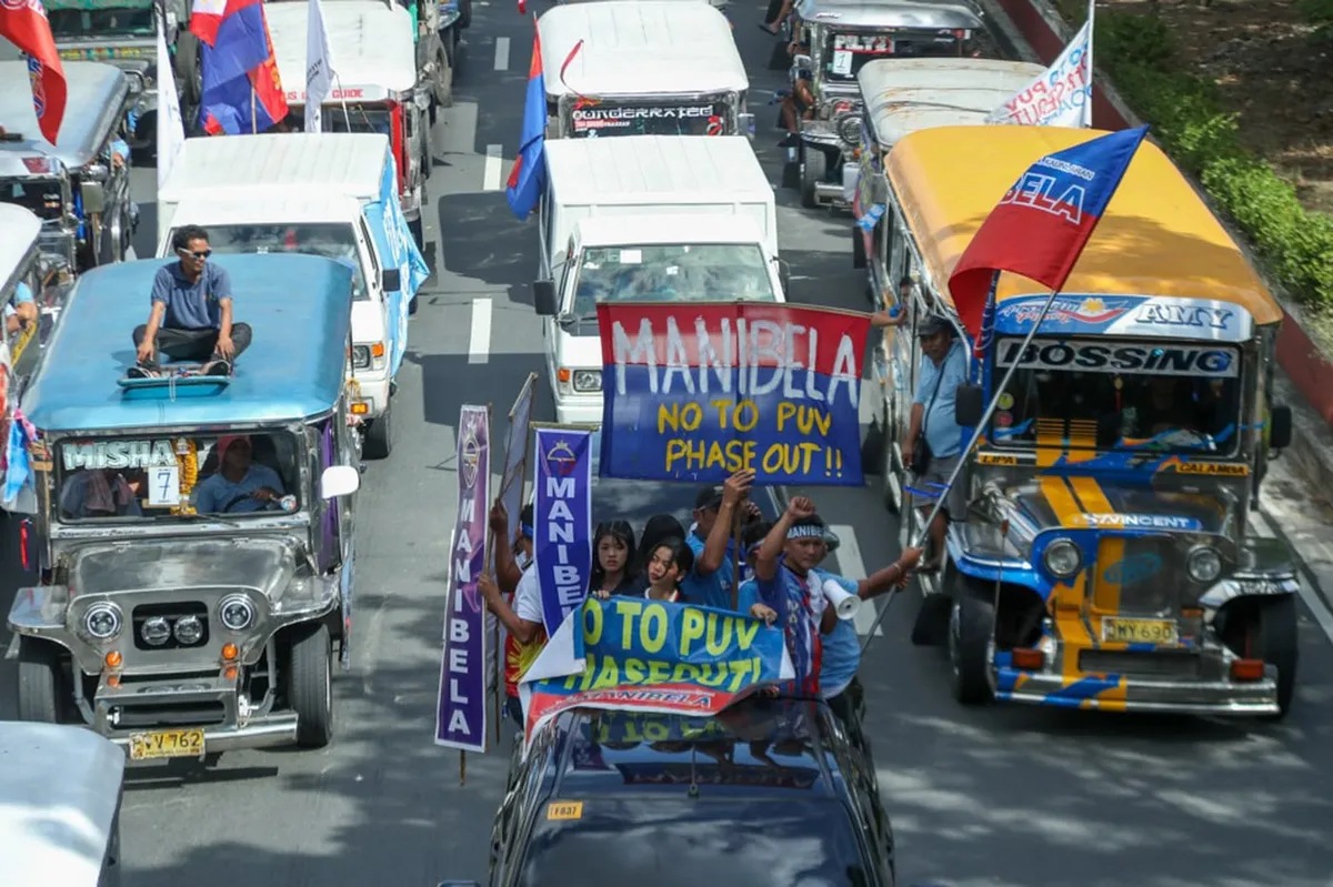 Jeepney drivers, operators vow to hold more transport protests | ABS-CBN