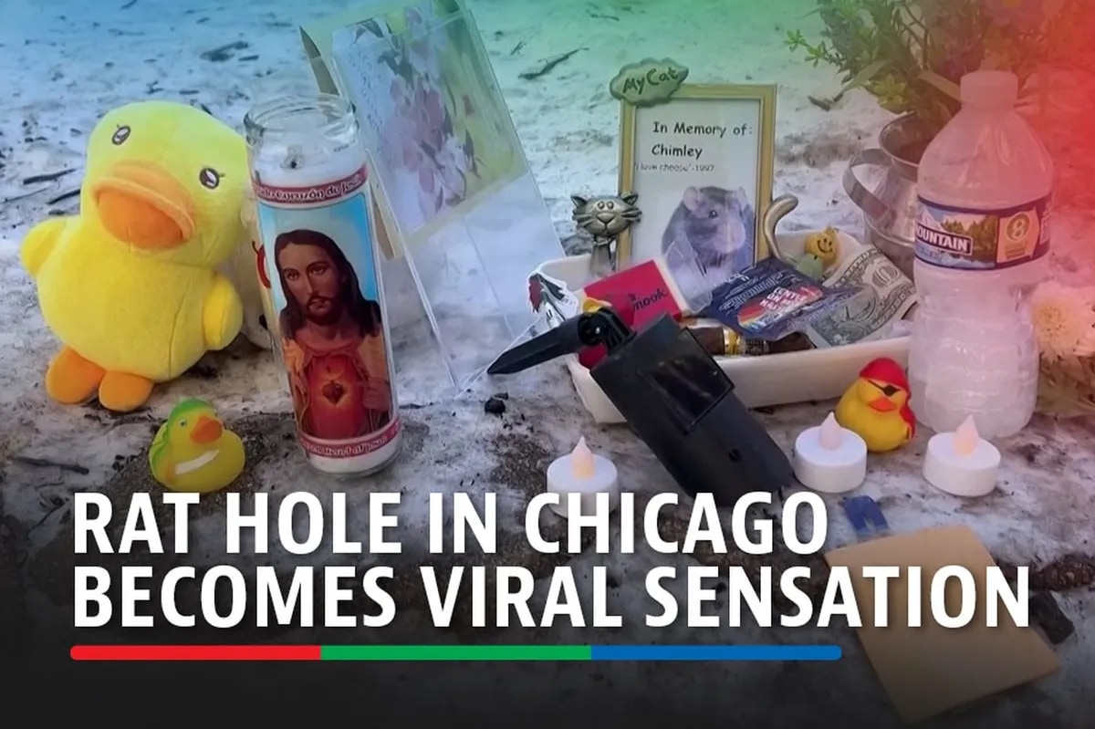 Cheese and Cuban cigars; shrine set up at 'Chicago Rat Hole' | ABS-CBN News