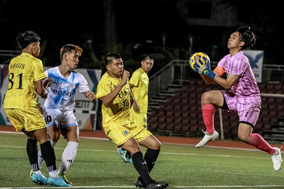 UAAP: Abada shines as UST turns back Adamson in men's football | ABS ...