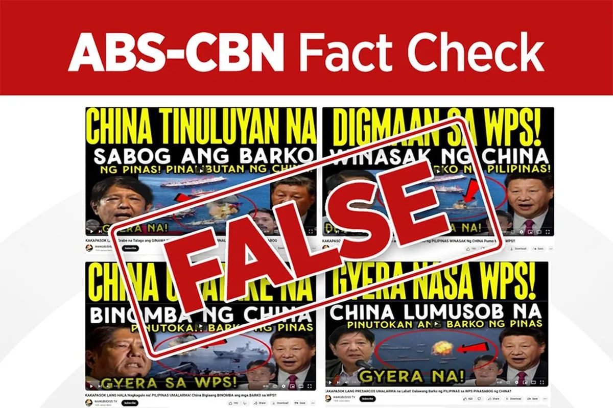FACT CHECK: Walang giyera sa West Philippine Sea | ABS-CBN FACT CHECK: Walang giyera sa West Philippine Sea | ABS-CBN