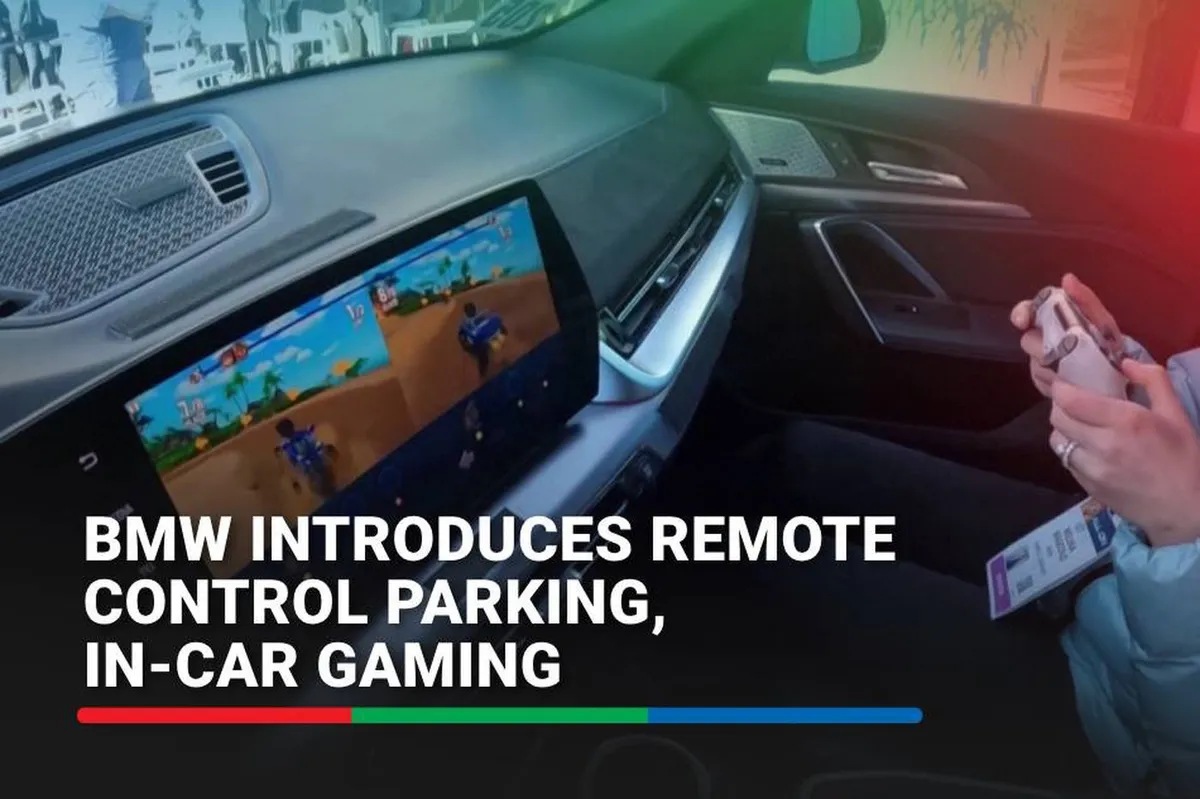 BMW brings remote control parking, in-car gaming and AI assistant to CES 2024 | ABS-CBN News