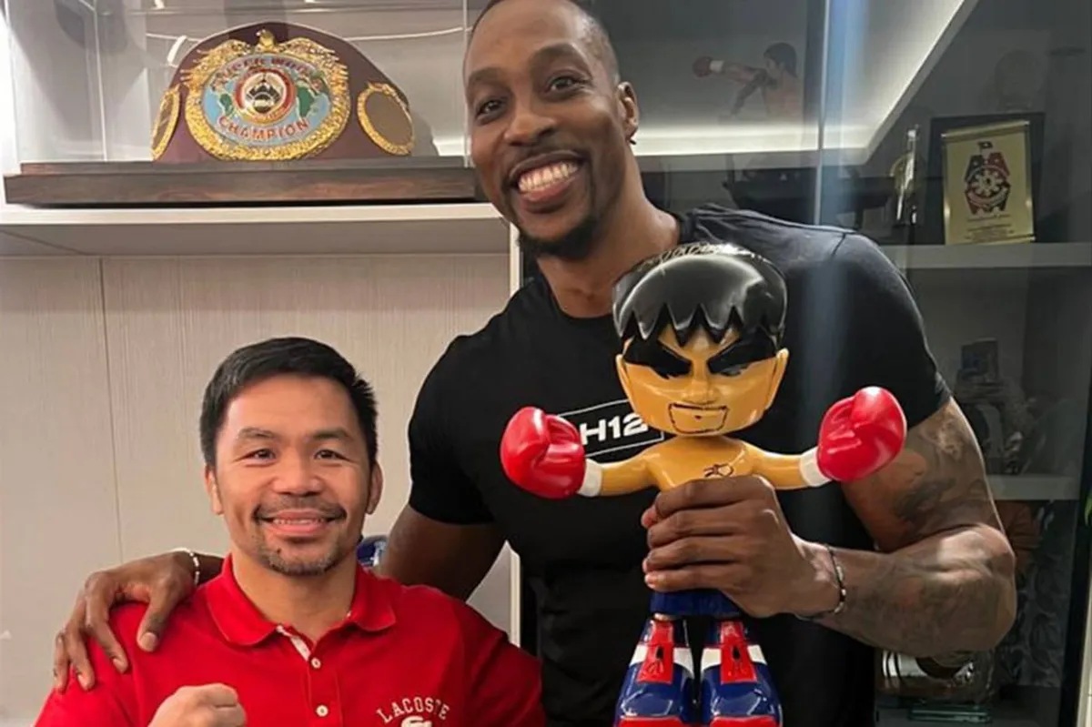 Dwight Howard visits boxing legend Manny Pacquiao | ABS-CBN Sports