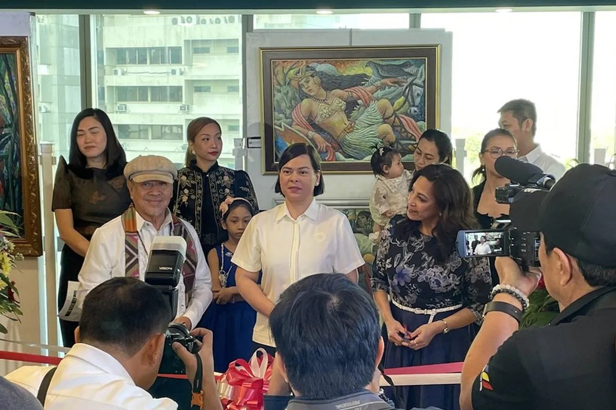 Vice President Sara Duterte graces exhibit of Angono artist | ABS-CBN ...