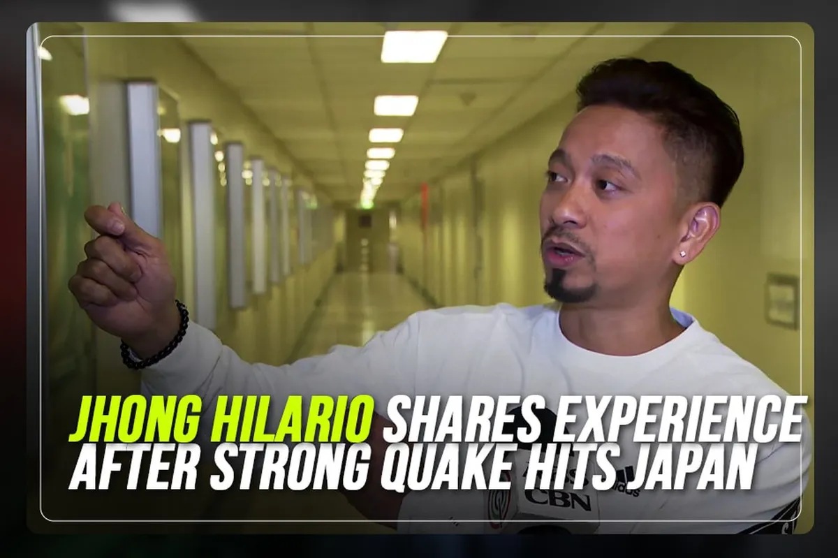 Jhong Hilario shares his family's experience after strong quake hits Japan | ABS-CBN Entertainment