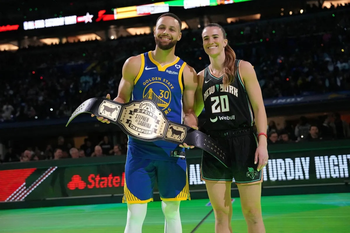 Curry edges Ionescu in NBA-WNBA 3-point shootout | ABS-CBN Sports