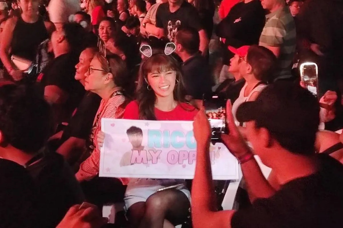 Daniel Padilla, Sarah Geronimo, Maris Racal attend Rivermaya concert ...