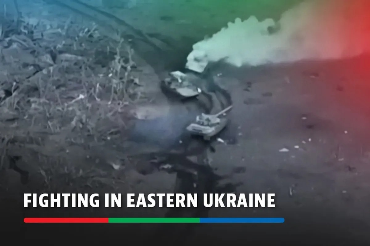 Video by Ukrainian forces show fighting near Synkivka, eastern Ukraine ...