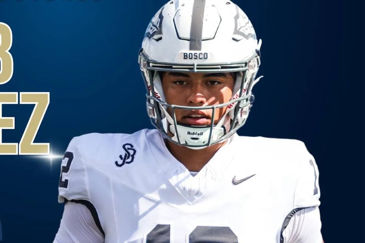 High school football star Caleb Sanchez chooses Columbia University ...