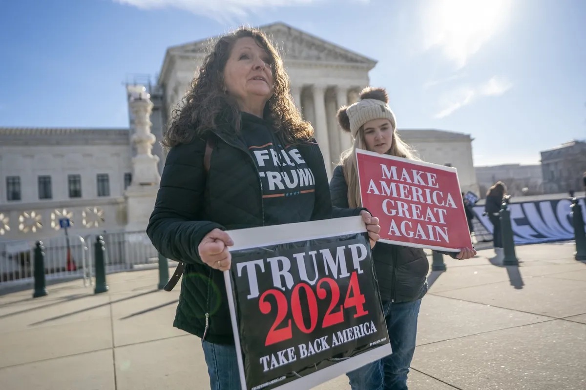 US Supreme Court hears high-stakes Trump ballot case | ABS-CBN News