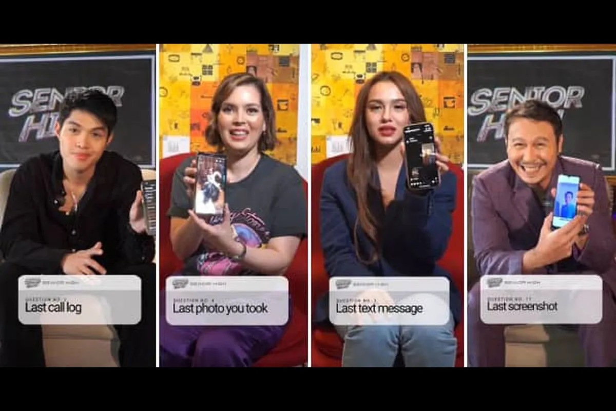 Phone Raid with the Aguerro fam of “Senior High”! | ABS-CBN Entertainment