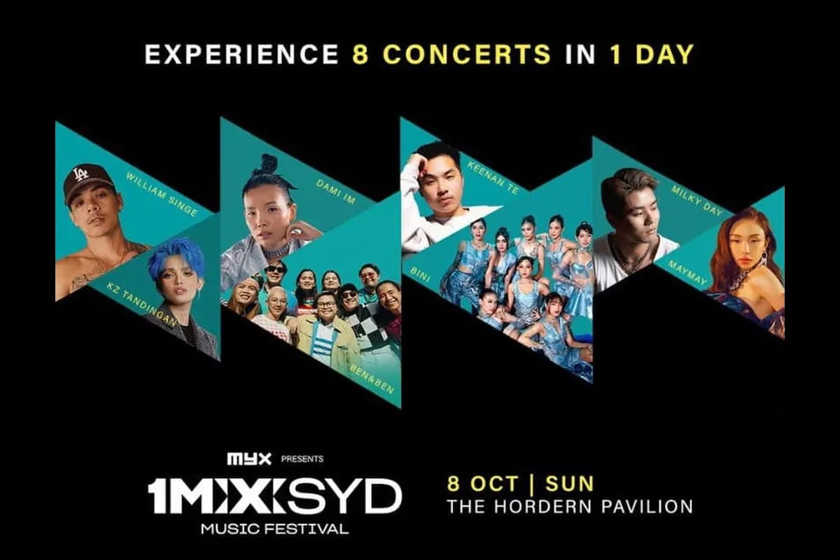 1MX Heads to Sydney with World-Class Pinoy Acts Maymay, KZ, BINI, and ...