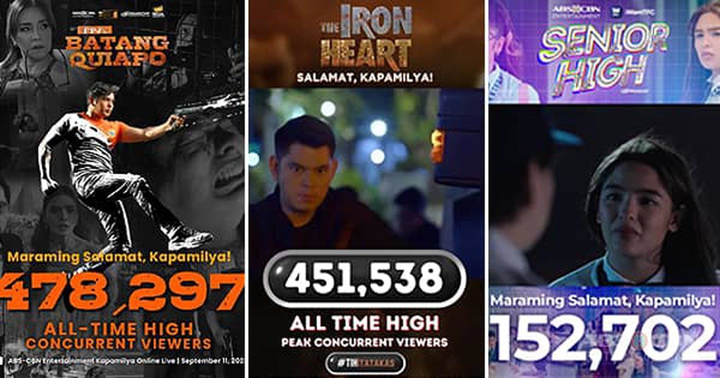 Primetime shows ng ABS-CBN, binasag muli ang kani-kanilang all-time high viewership records ...