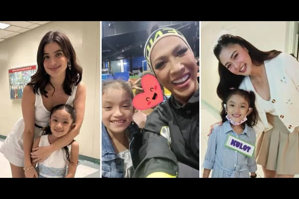 LOOK: Cute photos of Kulot with her ‘Mommy’ Vice, Ate Anne and Ate Kim | ABS-CBN Entertainment