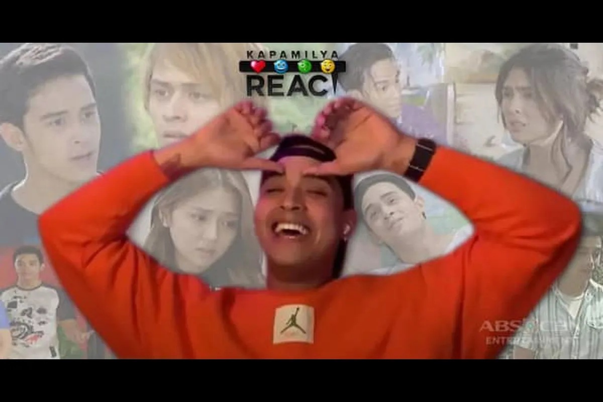 Check out Diego Loyzaga’s reaction to his old teleserye scenes, plus ...