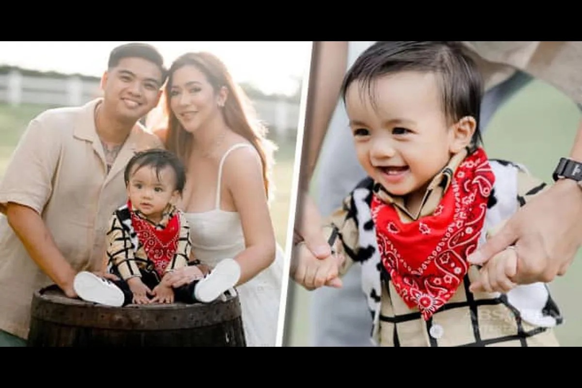 Angeline, fiancé Nonrev throw farm-themed party for Baby Sylvio’s 1st ...