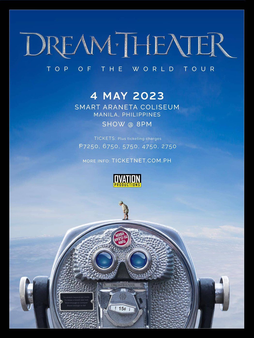 Dream Theater bound for Manila with their 'Top of the World' Tour ...
