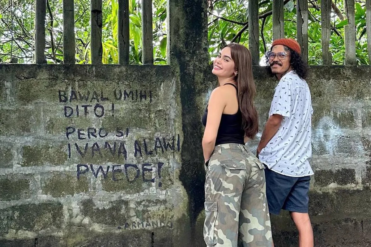 Ivana Alawi meets man behind viral wall with her name on it | ABS-CBN ...