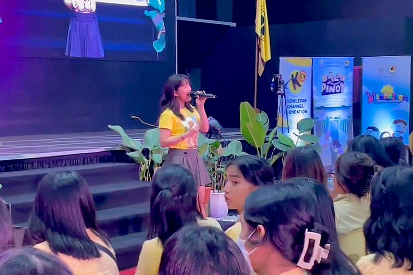 Knowledge Channel promotes show 'Wikaharian' at school event | ABS-CBN ...