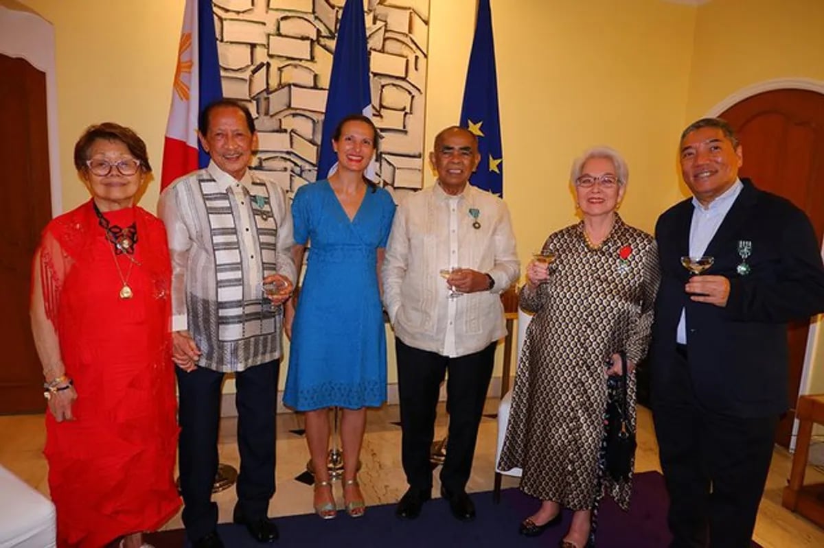 Former CCP head, Pinto founder inducted into French Order of Arts and ...