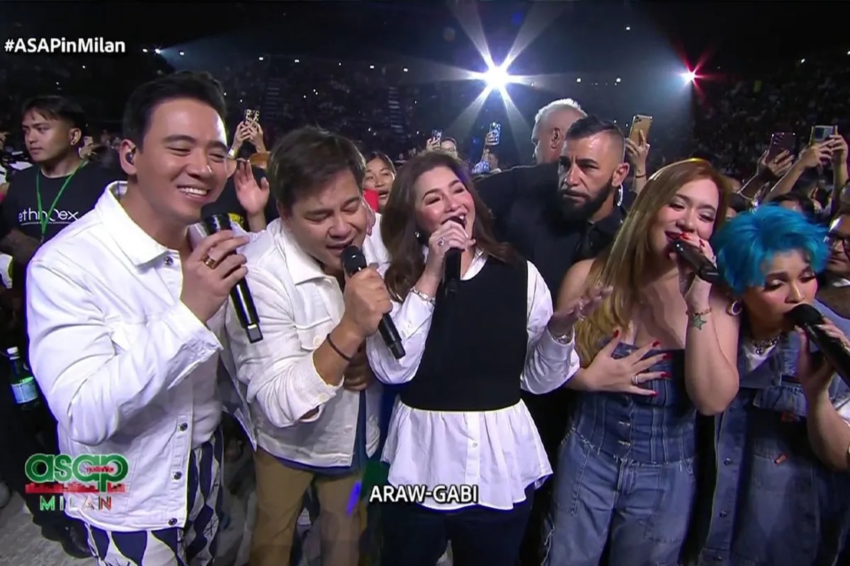 'ASAP' stars sing along with Pinoys during Milan trip | ABS-CBN ...