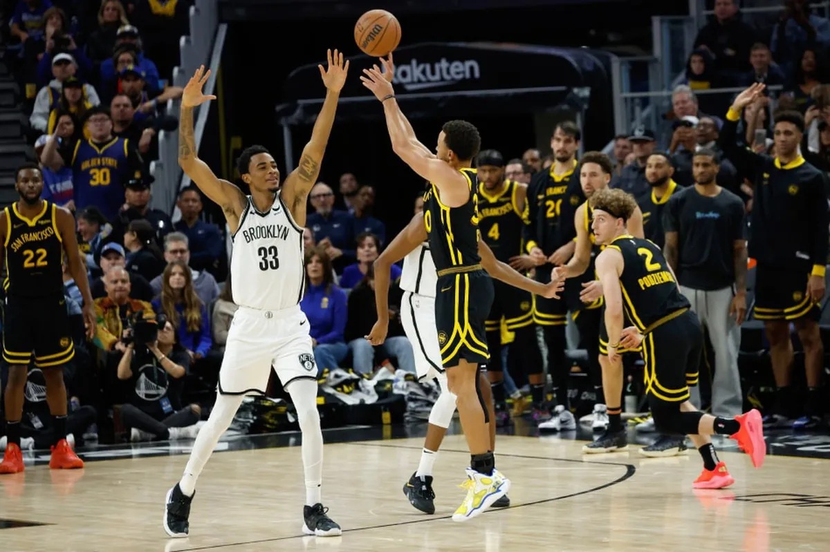 Warriors hold off Nets, Thunder stun NBA champion Nuggets | ABS-CBN Sports