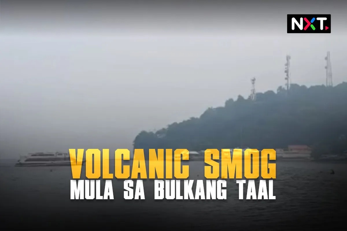 Volcanic smog mula sa Bulkang Taal | ABS-CBN News