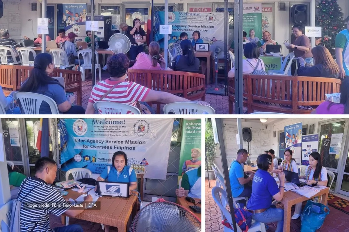 Inter-Agency Service Mission idinaos para sa mga Pinoy sa Timor-Leste ...