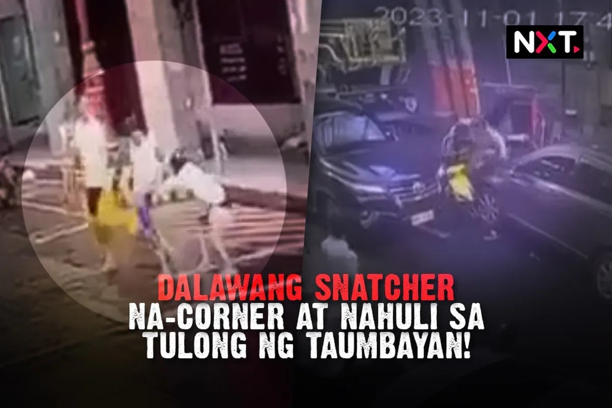Dalawang snatcher, na-corner at nahuli sa tulong ng taumbayan | ABS-CBN ...