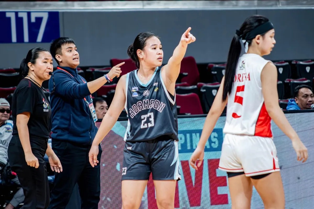UAAP: Apag, Adeshina help Lady Falcons escape Lady Warriors | ABS-CBN ...