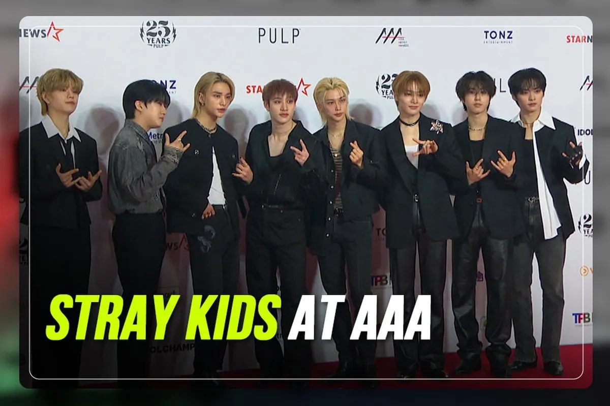 AAA red carpet: Stray Kids back in PH | ABS-CBN Entertainment