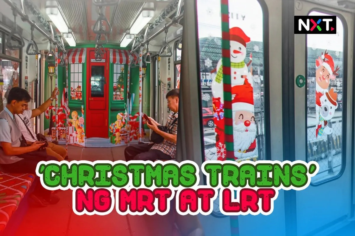 'Christmas trains' ng MRT at LRT | ABS-CBN Lifestyle