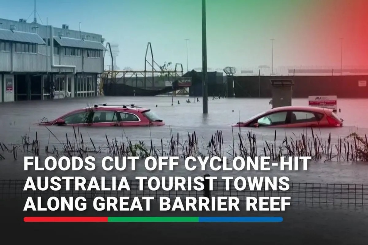 Floods cut off cyclone-hit Australia tourist towns along Great Barrier ...