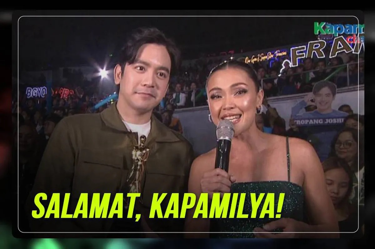 Jodi, Joshua thank Asian Academy Creative Awards for ABS-CBN's Legacy Award | ABS-CBN Entertainment