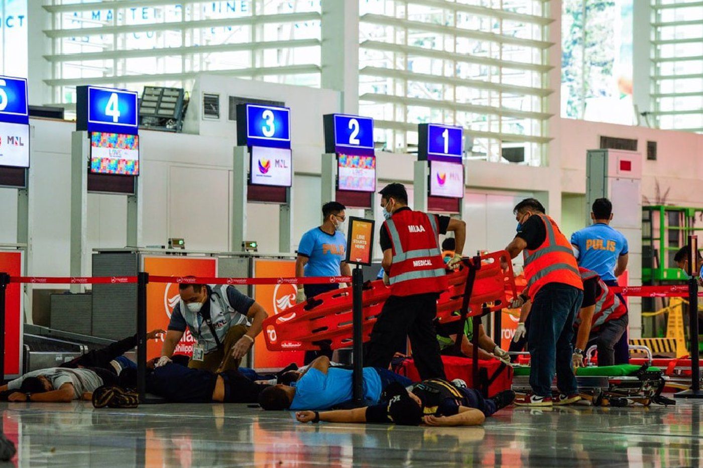 Security drill held at NAIA Terminal 2 | ABS-CBN News