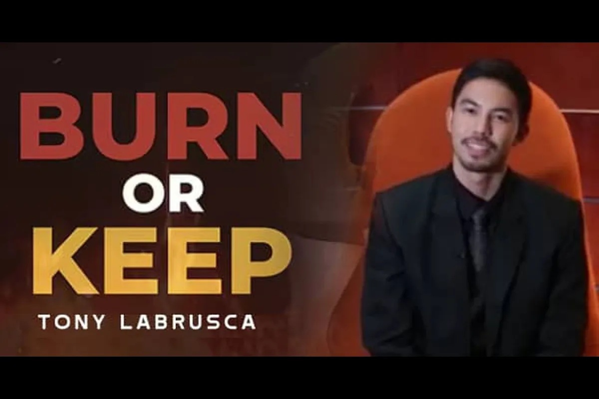 Watch Tony Labrusca take on the “Burn or Keep” Challenge | ABS-CBN ...