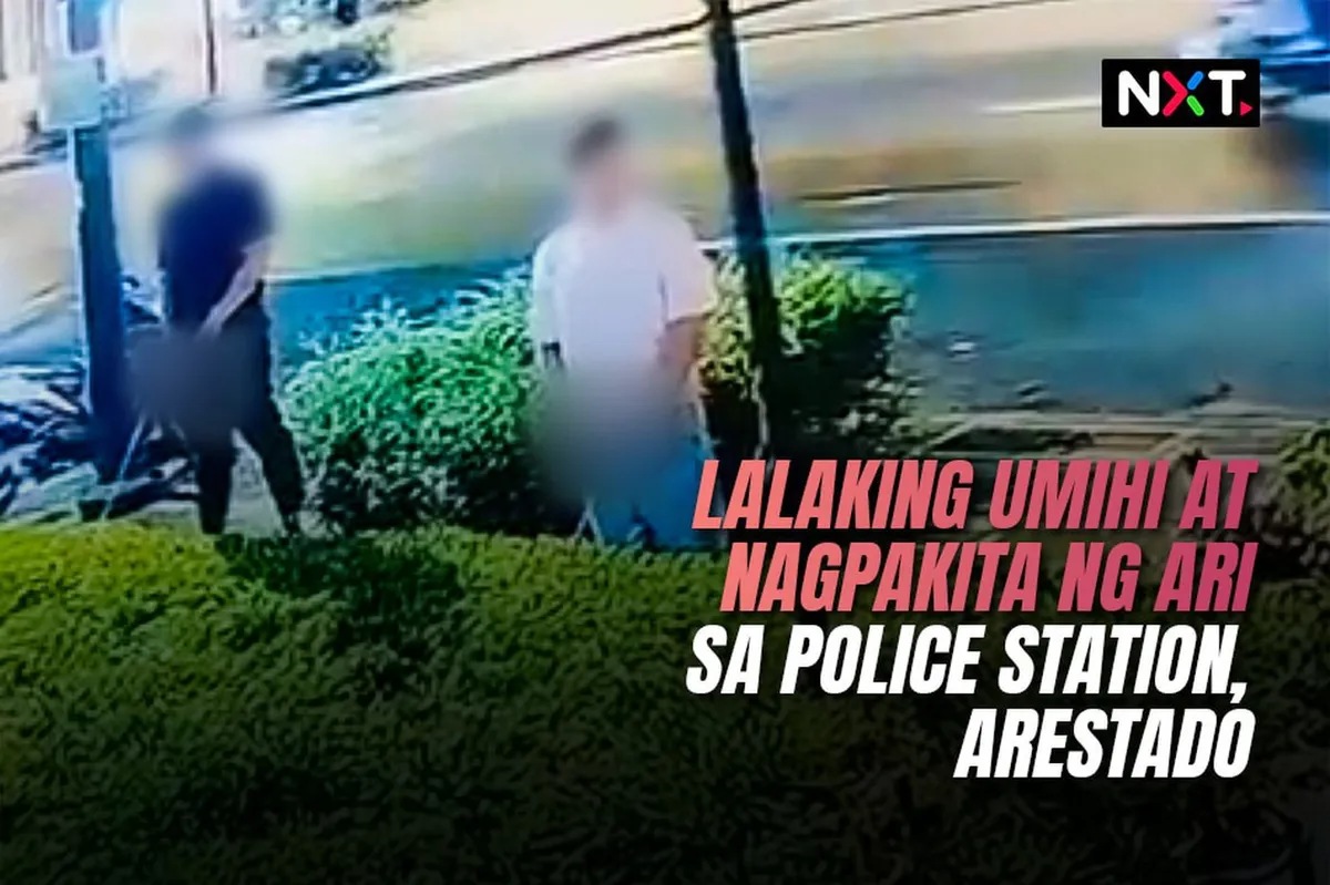 Lalaking umihi at nagpakita ng ari sa police station, arestado | ABS-CBN News