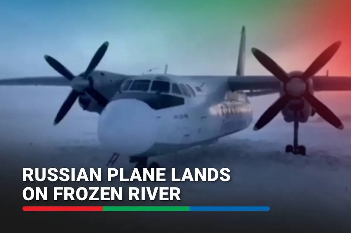 Russian plane lands on frozen river by mistake: prosecutors | ABS-CBN
