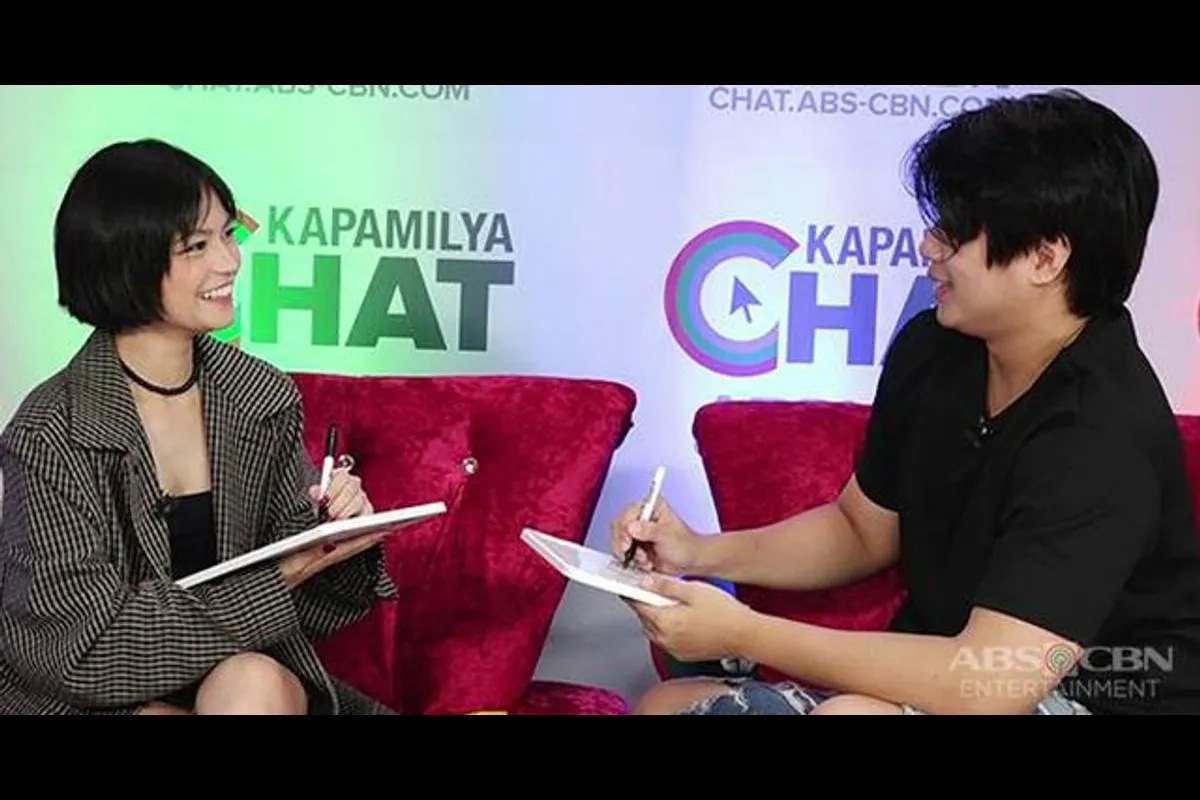 Yves and Gillian draw each other while exchanging compliments | ABS-CBN ...