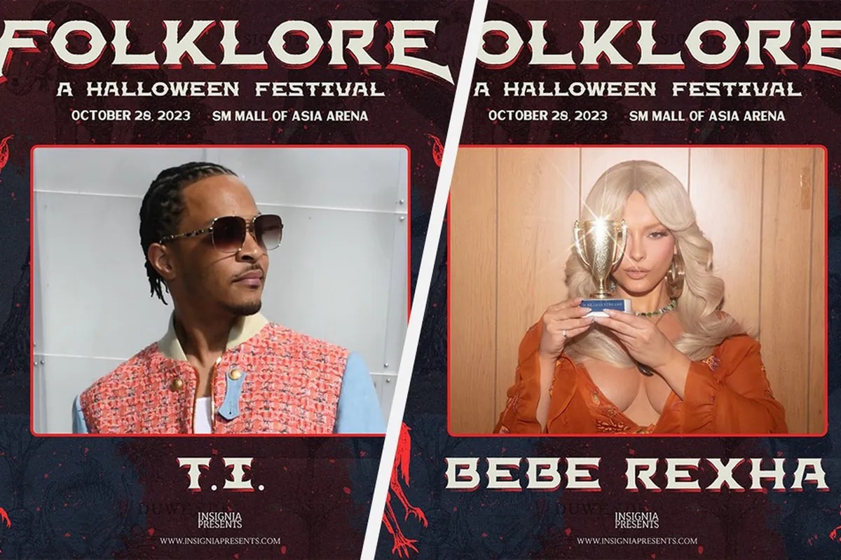 T.I., Bebe Rexha to join 'Folklore: A Halloween Festival' in PH | ABS-CBN Entertainment