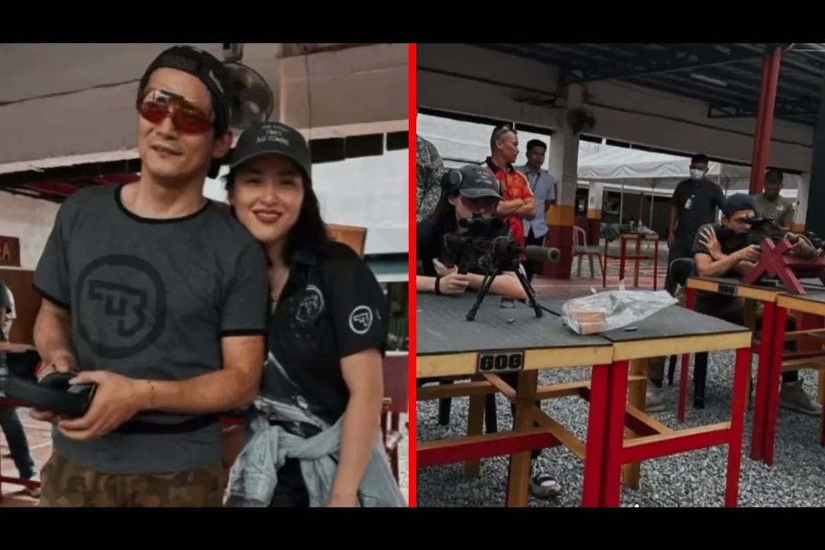 LOOK: Kylie Padilla bonds with father Robin at a shooting range | ABS ...