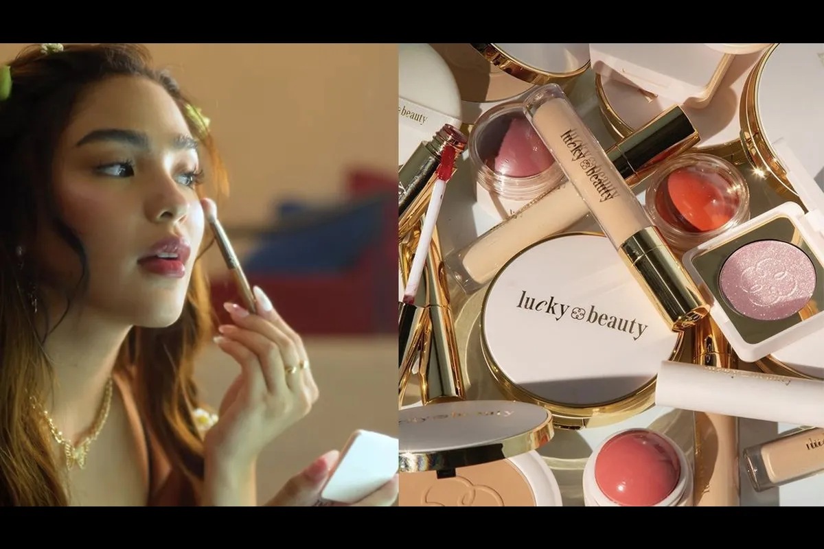 Andrea Brillantes launches her own cosmetics line Lucky Beauty | ABS ...