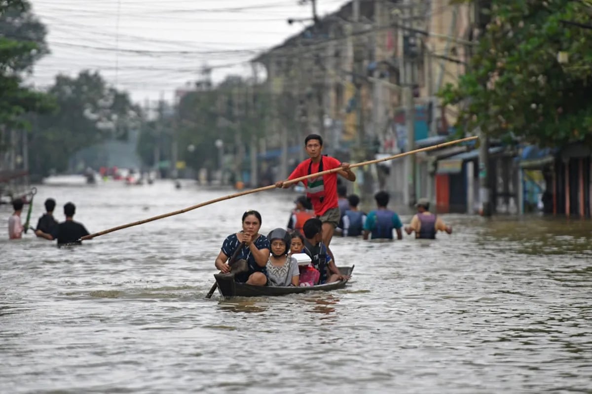 Record October rain brings massive flooding in Myanmar | ABS-CBN