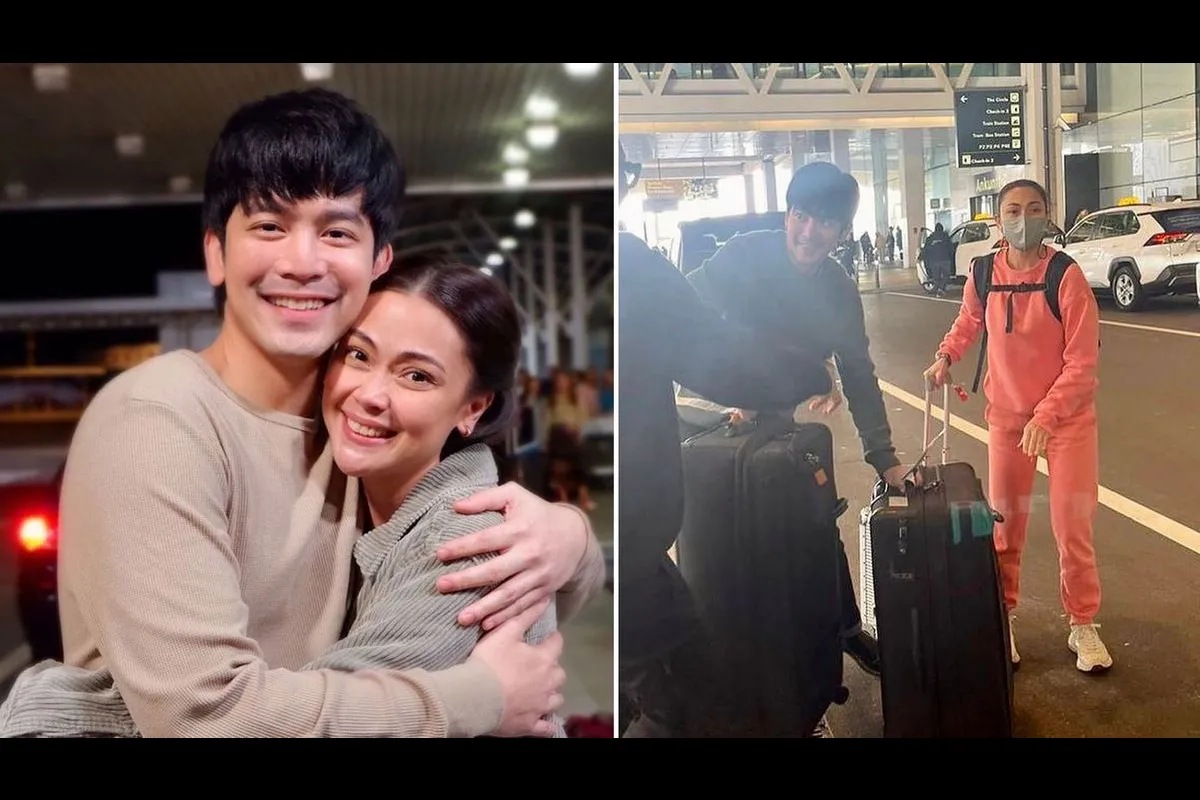 Jodi Sta. Maria, Joshua Garcia arrive in Switzerland for filming of new ...